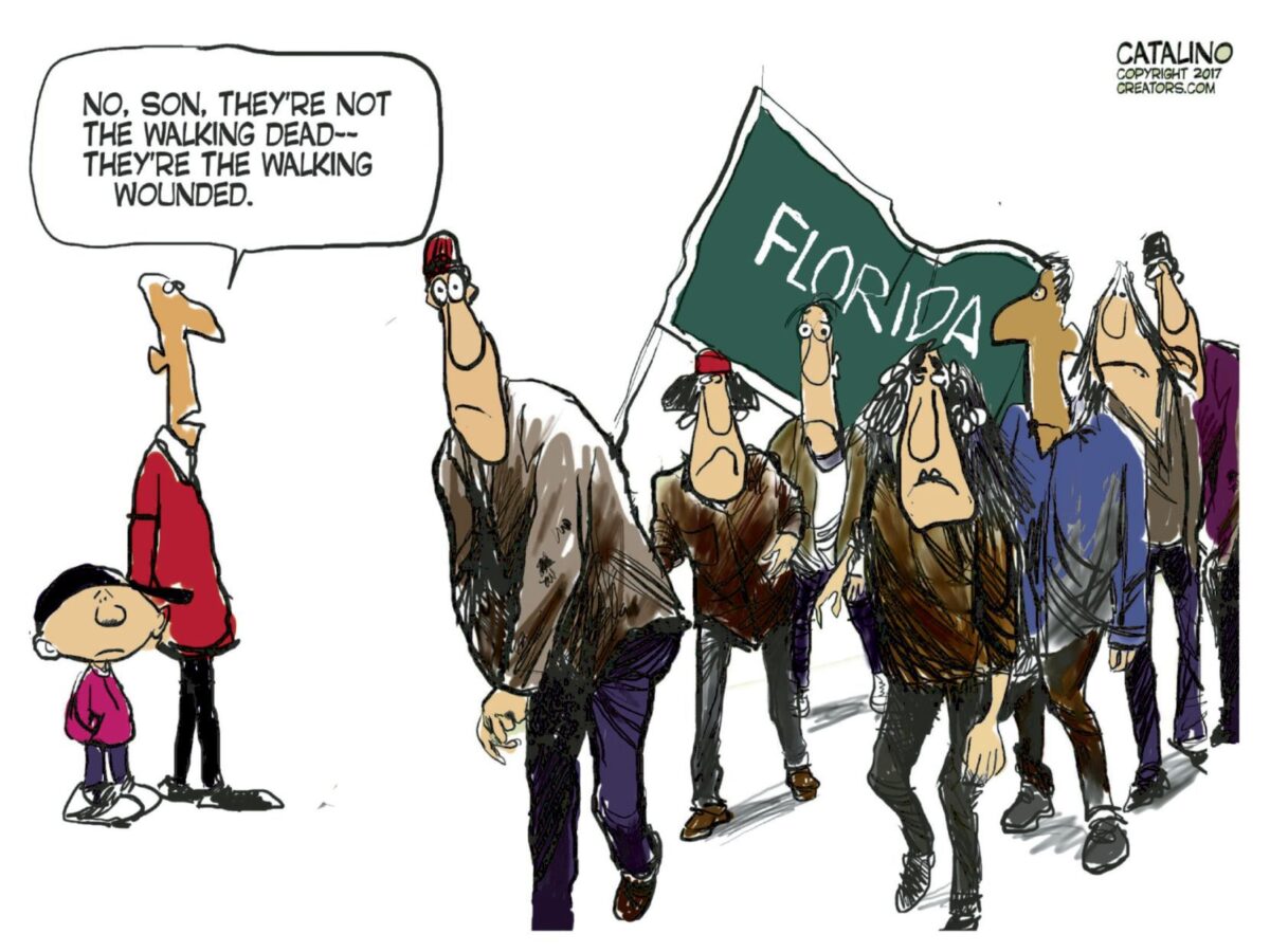 Cartoon: Walking wounded | News, Sports, Jobs - Daily Herald